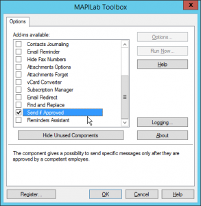 Sending Outlook emails after approval only | MAPILab blog