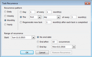 How to schedule recurring emails in Outlook 2013 | MAPILab blog