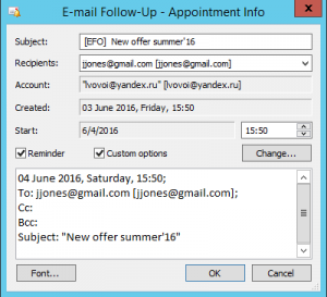 How to use E-mail Follow-Up to send reminders on unreplied messages in Outlook | MAPILab blog