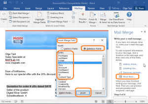 How to do Mail Merge with SharePoint lists | MAPILab blog